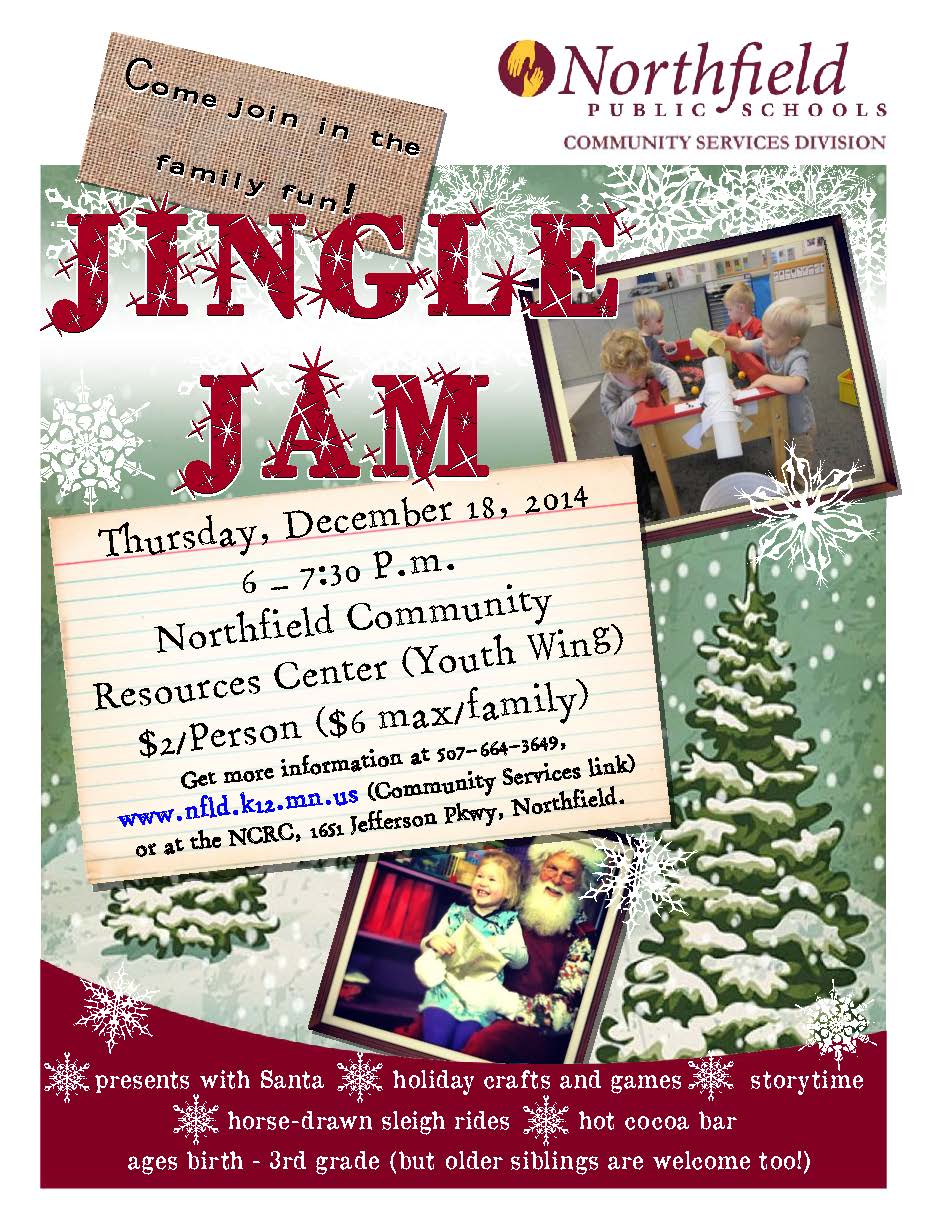 ‘Jingle Jam’ Holiday Event – Northfield Public Schools