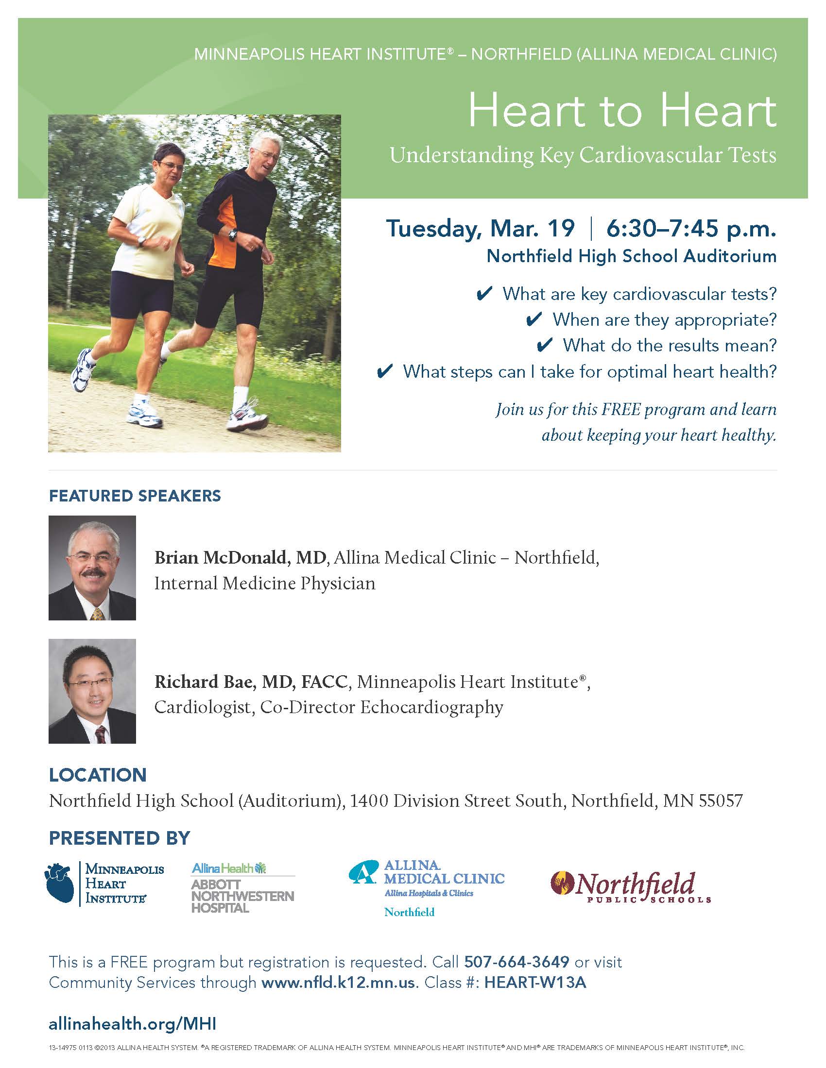 Heart Health Presentation – Northfield Public Schools